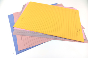 Pack of 40 Sheets A4 Size Geometry One Side Ruled For School and ...