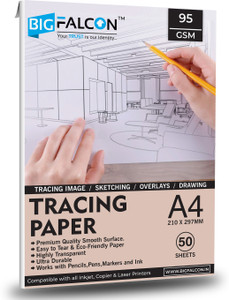 Flipkart.com | BIGFALCON Premium Artist’s Tracing Paper Translucent for ...