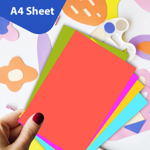 Flipkart.com | Poktum Origami Color Full A4 Sheets Non Ruled A4 70 gsm ...