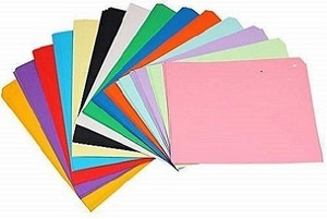 Flipkart.com | Eclet 100 Coloured Sheets (10 Sheets each color) Copy ...
