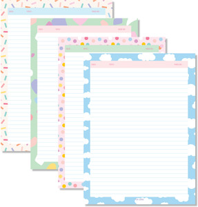 Flipkart.com | Fun Lines Project Papers Ruled A4 80 gsm Coloured Paper ...