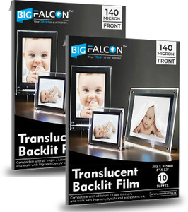 Flipkart.com | BIGFALCON Translucent Backlit Film 20 sheets of 8" x 12 ...