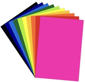 Flipkart.com | viDixn (VIDX-9) Multicolour A4 Size Sheet, (50 Piece 5 ...