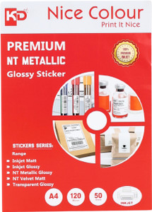 Flipkart.com | Nice Colour NT Metallic Glossy Sticker Paper |Premium ...