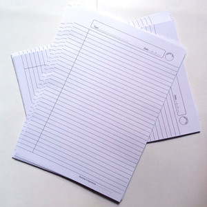 Flipkart.com | SHARMA BUSINESS A4 Lined Paper, 40 Sheets, White, For ...