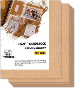 Flipkart.com | TOWNBUS Premium 25 Nos Unruled A4 300 gsm Drawing Paper ...