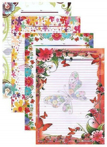 Flipkart.com | Eclet A3 Designer sheets one side rule Pack of 40 sheets ...