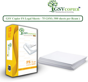 Flipkart.com | GSVCOPIER 752 Plain FS Legal 75 gsm A3 Paper - A3 Paper