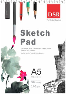Flipkart.com | Eclet 50 Sheet A5 Sketchbook Pack of 2-5.8 x 8.3 Inch ...