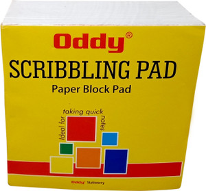 Flipkart.com | Oddy Smooth 480 Sheets Unruled Scribbling Pad 110 gsm A4 ...