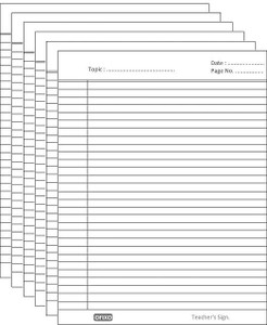 Flipkart.com | mrenterprise Ruled sheets One side Ruled A4 90 gsm A4 ...