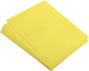 Flipkart.com | FRKB A4 Size Fluro Yellow Color Paper 50 Sheets for ...