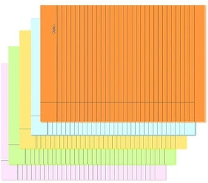 Flipkart.com | Freedy A4 Size one Side Ruled coloured Sheet (Pack of 60 ...