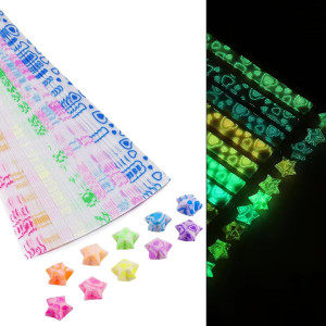 Flipkart.com | HASTHIP 210Pcs Glow Star Origami Paper - 10 Assortment ...