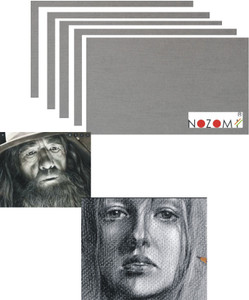 Flipkart.com | NOZOMI A5-SIZE-GREY-SHEETS-50 Unrule A 5 size ( 148 mm X ...