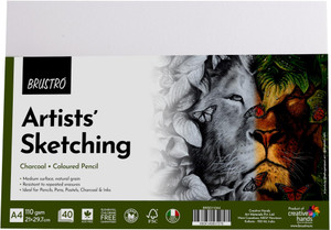 Flipkart.com | BRuSTRO Artists Sketching Paper, Pack of 40 Sheets ...