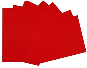 Flipkart.com | Freedy A3 40 pcs Red Sheets Fluorescent Neon Craft ...