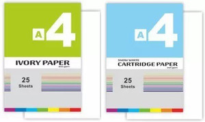 Flipkart.com | SKYGOLD A4 140GSM CARTRIDGE SHEETS 25+25 SHEETS OF IVORY ...