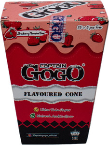 Flipkart.com | CAPTAIN GOGO Natural Strawberry flavour 30 pieces cones ...