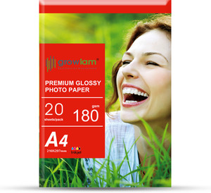 Flipkart.com | Growlam Premium Glossy 20 Sheets A4 Size Photo Paper ...