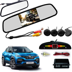 AUTO PEARL 4 Black Parking Sensor With Accessories Kit 4.3" Rear View ...