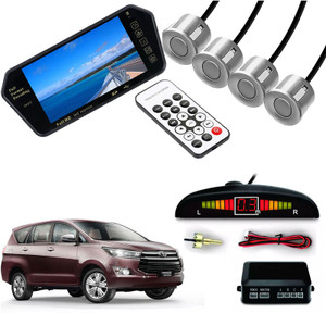 AUTO PEARL 4 Silver Parking Sensor With Accessories Kit 7 Inch Led ...