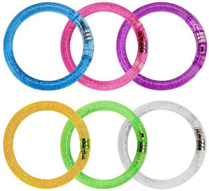 LUDALY LED Light Up Bracelets Glow Flashing Wristbands Party Glow ...