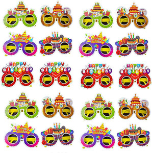 FLICK IN 20 Pcs Happy Birthday Party Goggles Eyewear Sunglasses for ...