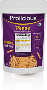 Prolicious Penne Pasta|High Protein & Fiber|Durum Wheat| Made with ...