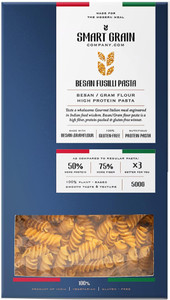 SMART GRAIN COMPANY .COM Besan/ Gram Flour High Protein Fusilli Pasta ...