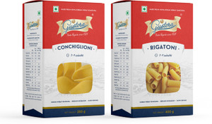 Gustora Durum Wheat Semolina Vegetarian Fibre Rich Pasta Combo Shell ...