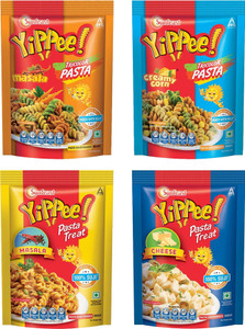 Sunfeast YiPPee! Pasta Combo (Tri Color Creamy Corn & Masala, Pasta ...