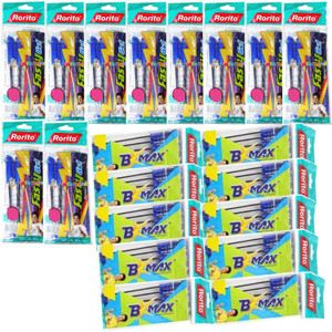 Rorito B MAX (BLUE) PEN + FASTY GEL BLUE PEN Ball Pen - Buy Rorito B ...
