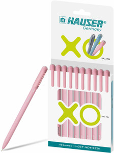 HAUSER XO Ball Point Pen Pack of 10 Red Ball Pen - Buy HAUSER XO Ball ...