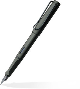 LAMY Safari Medium Nib 17M Charcoal with Ergonomic Grip Fountain Pen ...