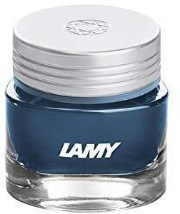 LAMY T53 380 30 ml. Fountain Pen Benitoite-Dark Blue Crystal Ink Bottle ...