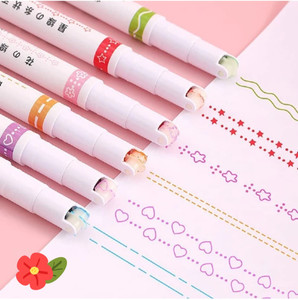 Mira Farmcraft Linear Color Pen – Highlighter Pen Set Line Markers ...
