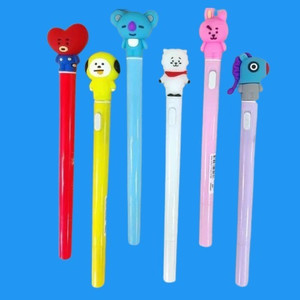 KLASSYWORLD BT21 BTS LED Light Pen For School Office Student (LED Pen ...