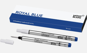 Sai Mont Blanc Fineliner LeGrand Refills,Royal Blue 2X1 Broad Refill ...