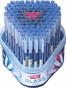FLAIR Glass Gel Pack of 100 Gel Pen - Buy FLAIR Glass Gel Pack of 100 ...