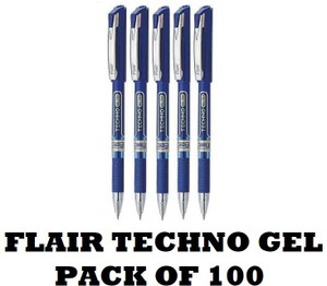 Osilor FLAIR TECHNO GEL PENS PACK OF 100(BLUE) Gel Pen - Buy Osilor ...