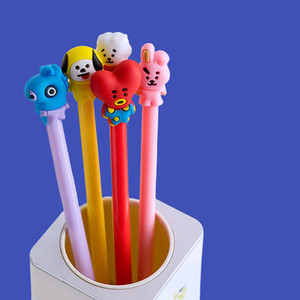 PARIVRIT BTS Character Head Gel Pens For Kids(Pack Of 5 Pens) Gel Pen ...