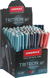UNOMAX Tritron 2X Triangular Body (100pcs Stand- 70 Blue, 24 Black, 6 ...