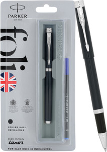 PARKER Parker Folio Standard Chrome Trim |Grey Body Colour | Fountain ...