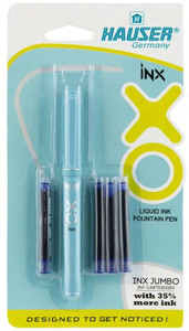 HAUSER Inx XO Liquid Ink Fountain Pen Blister Pack | Unique Liquid Ink ...