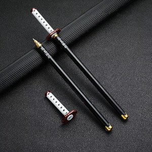 Kidskaari Demon Slayer Samurai Sword Pen| Anime Signature Katana ...