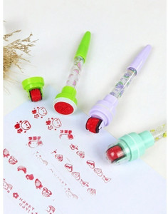 Muren 5 in 1 Ballpoint Roller Stamp, Light Lamp, Bubbles Multi-function ...