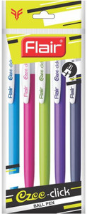 FLAIR Ezee Click 0.7 to 1 mm Ball Pen | Retractable Mechanism With ...