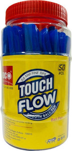 MacoPens TOUCH FLOW 50 Pcs Jar | Smooth Writing | Hexagonal shape for ...