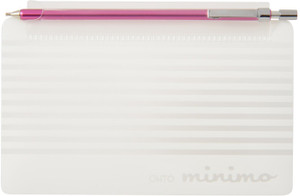 OHTO MINIMO Retractable Ballpoint Pen (NBP- 505MN Pink)Thin Body Black ...